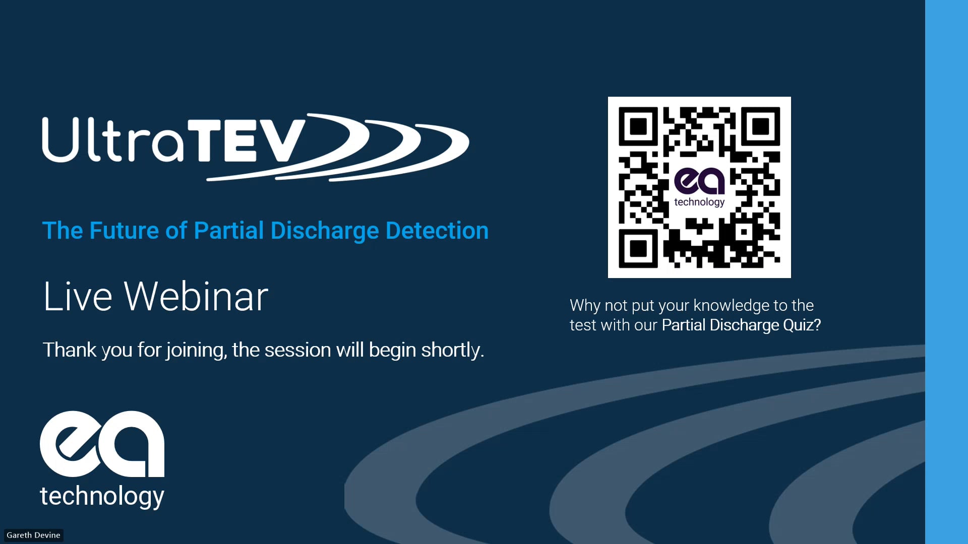 Webinar: The Future of Partial Discharge Detection | EA Technology