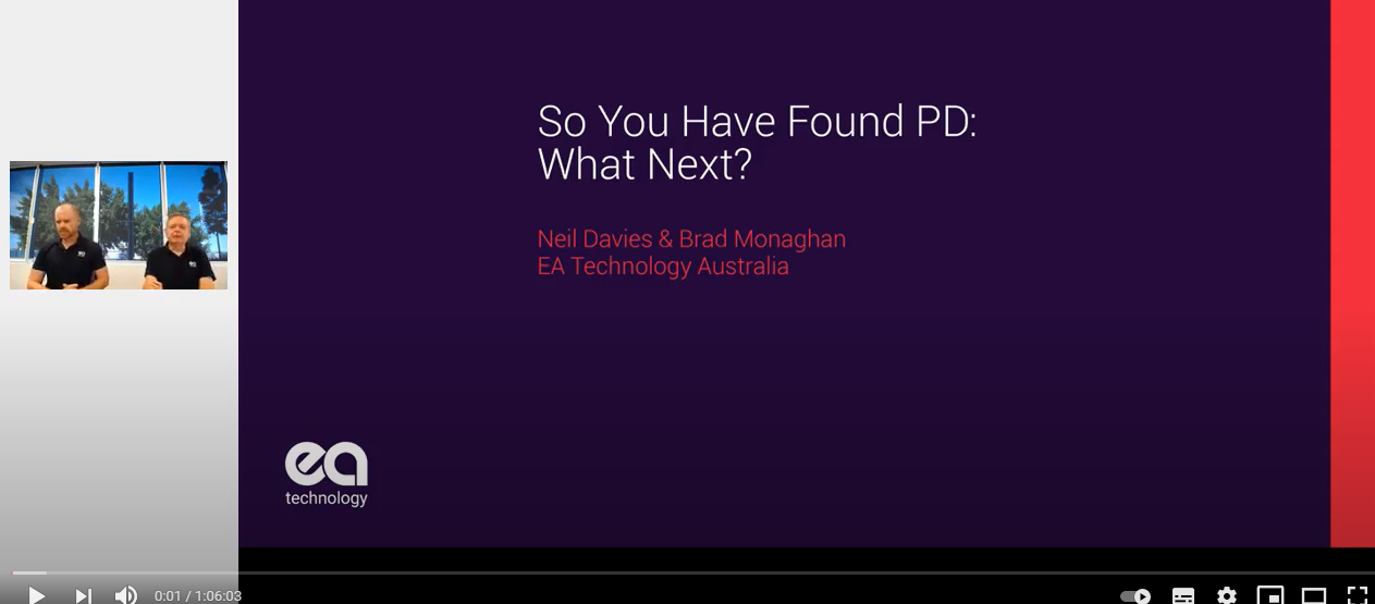 Interpreting Partial Discharge readings | EA Technology